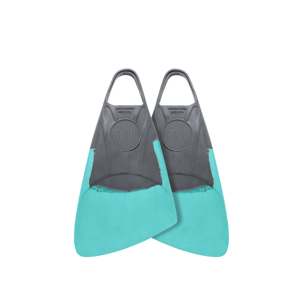 RYD - Flow Flippers (Grey/Aqua) - Boardhub